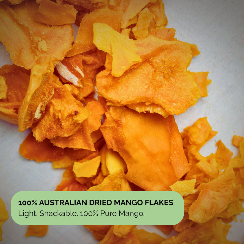 Australian Dried Mango Flakes – Sweet, Chewy & Ready to Use – Tropical ...
